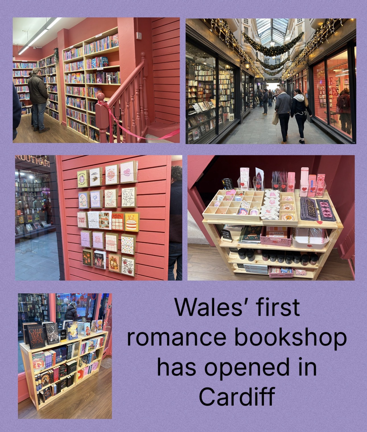 Wales’ first romance bookshop has opened in Cardiff – bookworm girl