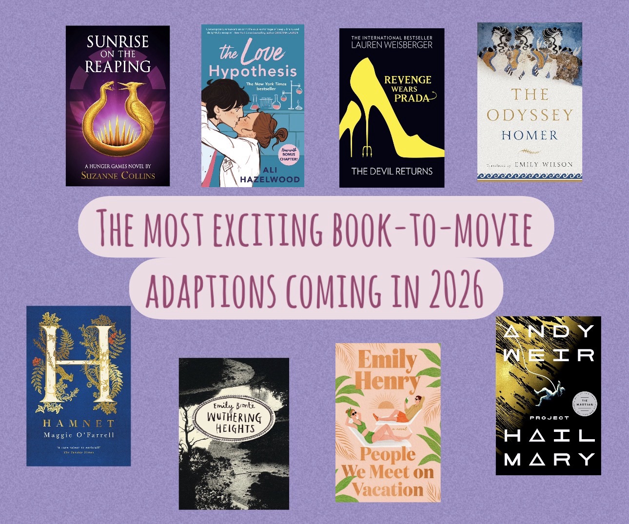 The most exciting book-to-movie adaptions coming in 2026 – bookworm girl