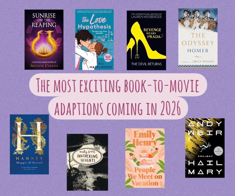 The most exciting book-to-movie adaptions coming in 2026 – bookworm girl